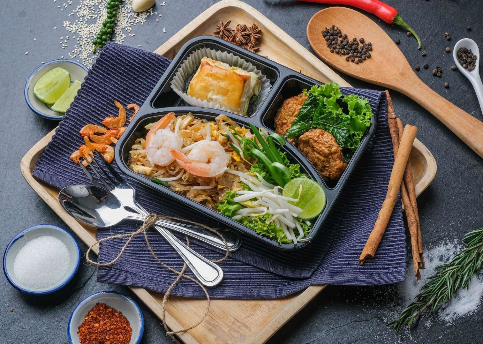 รับทำข้าวกล่อง อาหารกล่อง Meal Box ซอสามสาย ถูกและดี คุ้มสุด