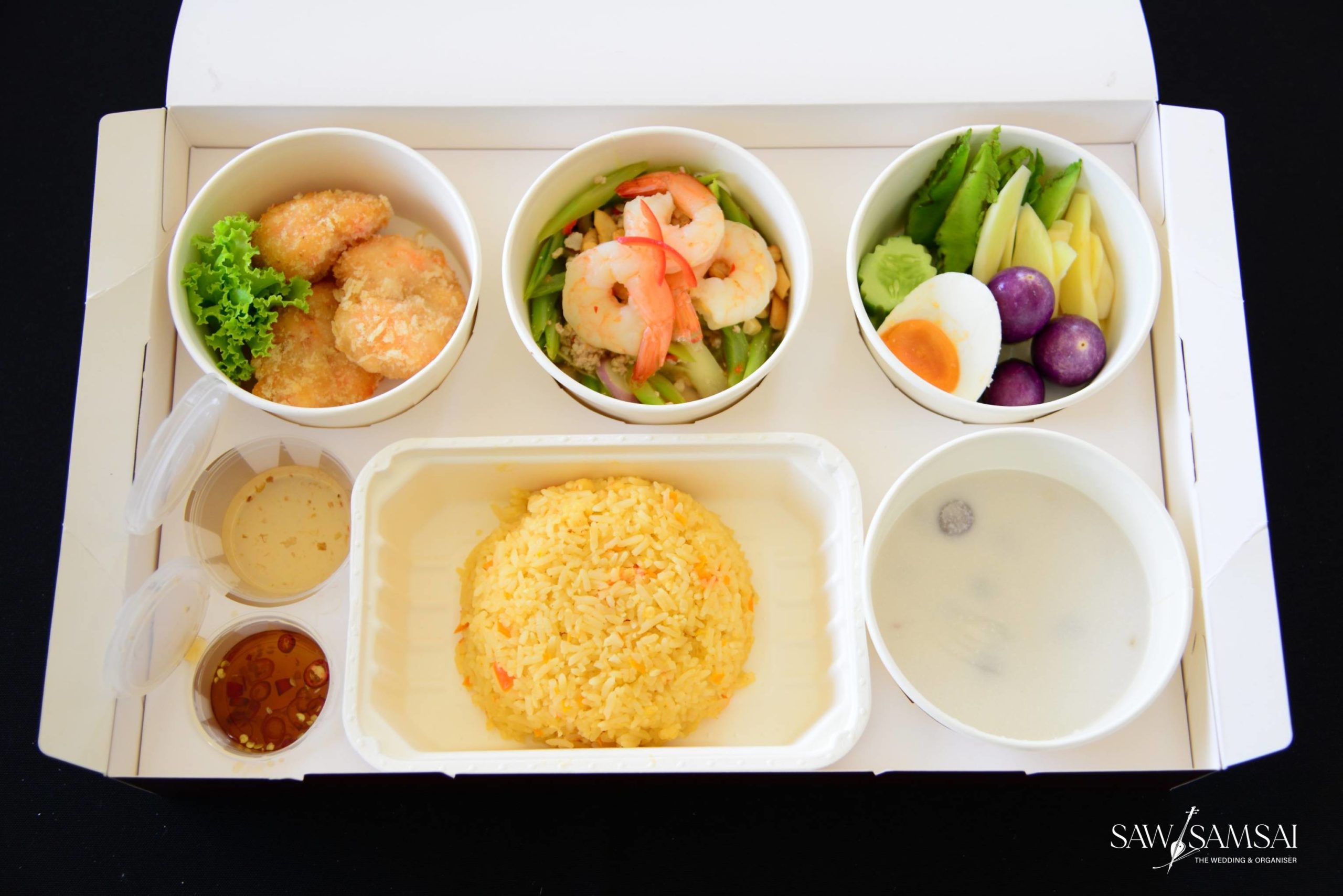 รับทำข้าวกล่อง อาหารกล่อง Meal Box ซอสามสาย ถูกและดี คุ้มสุด