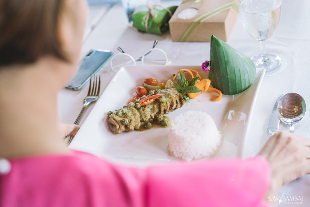 จัดงานแต่งสุดเอ็กซ์คลูซีฟ ด้วยอาหาร Thai Set by SawSamSai