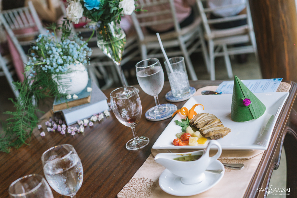 จัดงานแต่งสุดเอ็กซ์คลูซีฟ ด้วยอาหาร Thai Set by SawSamSai