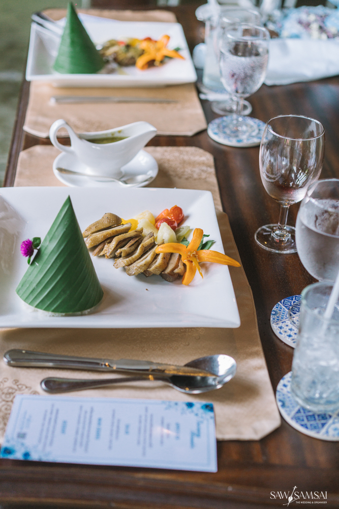 จัดงานแต่งสุดเอ็กซ์คลูซีฟ ด้วยอาหาร Thai Set by SawSamSai